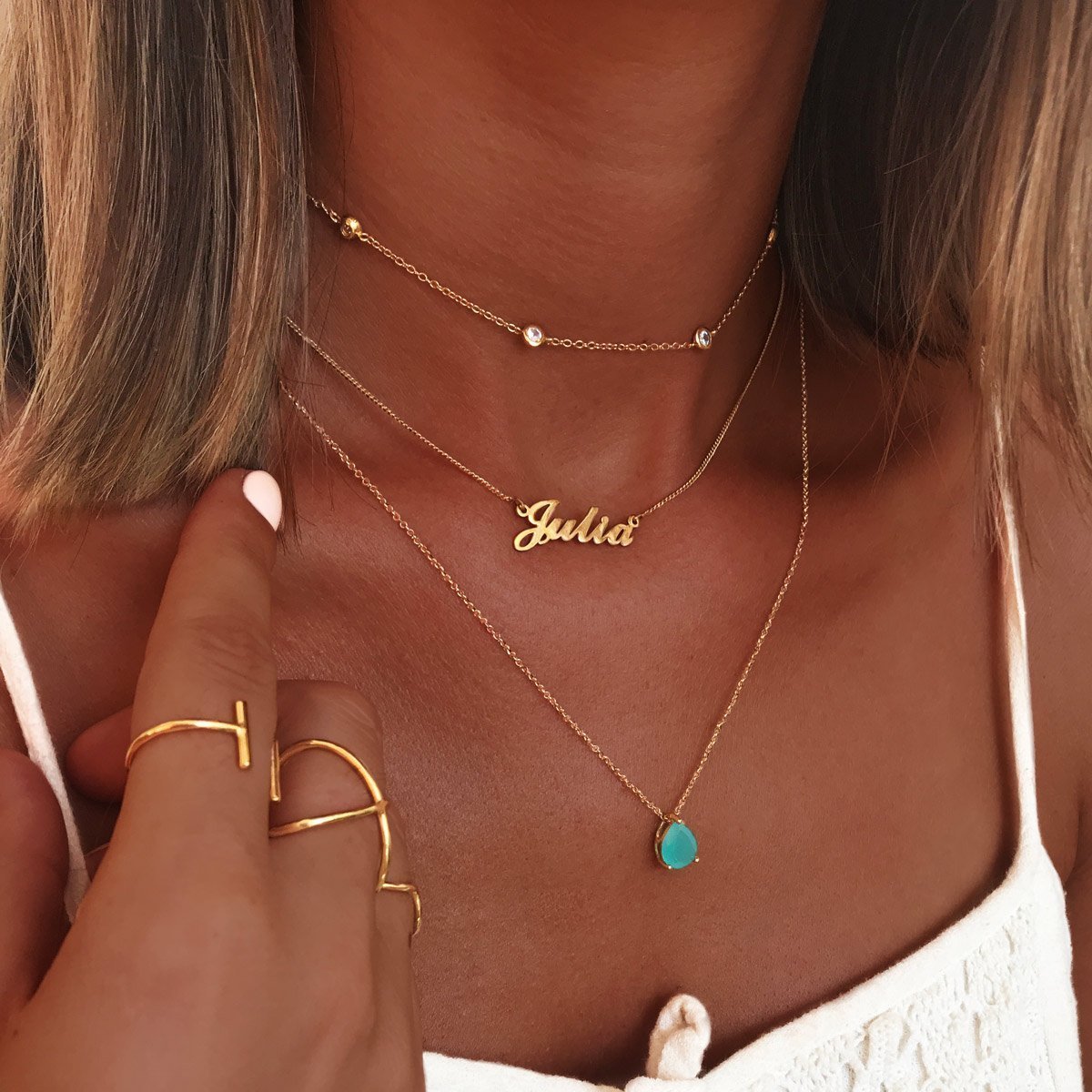 Colar Sparks Gold – Loja Side